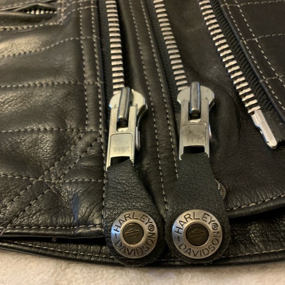 Harley-Davidson | Jackets & Coats | Harley Davidson Black Leather ...